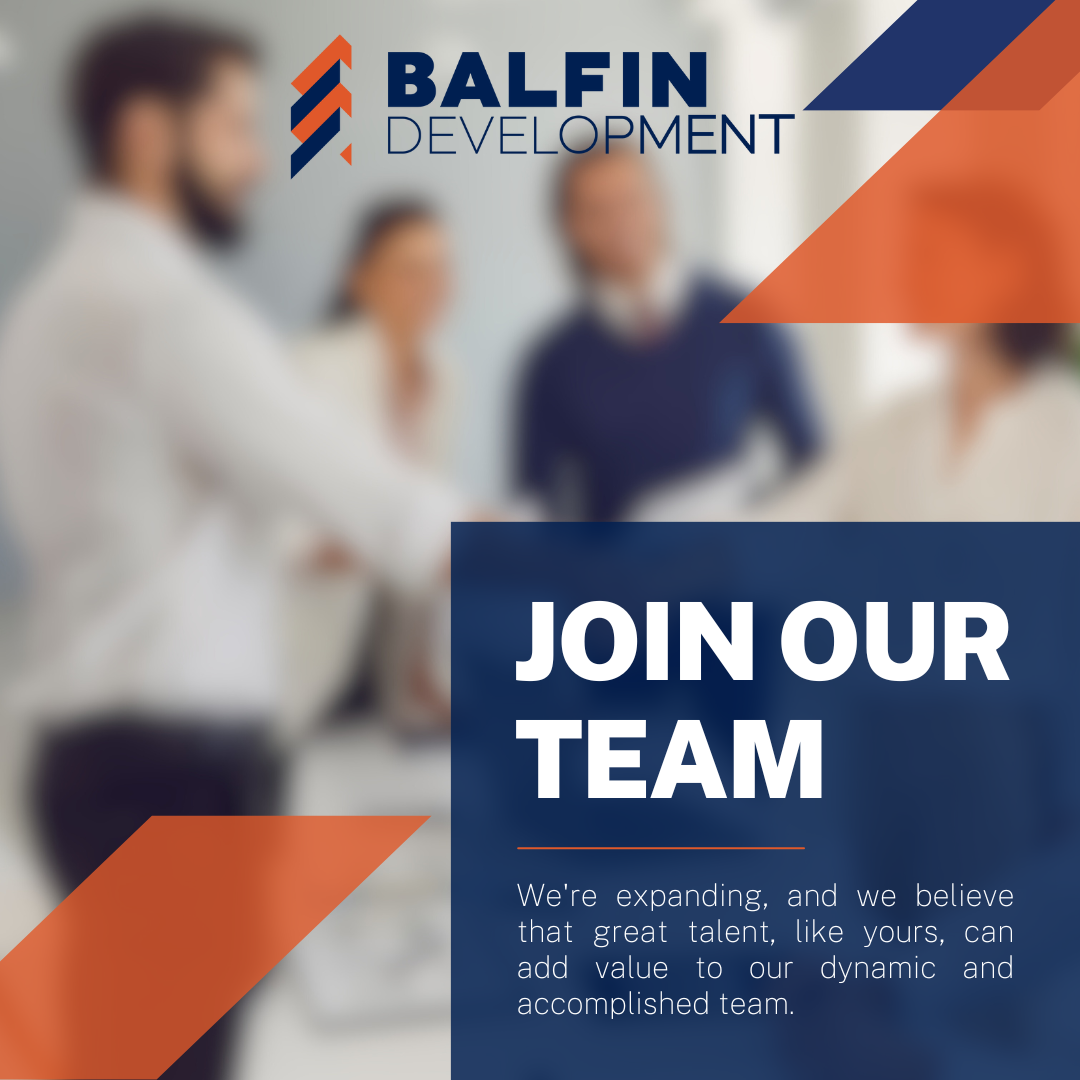 Career Opportunities at Balfin Development Career Opportunities at Balfin Development